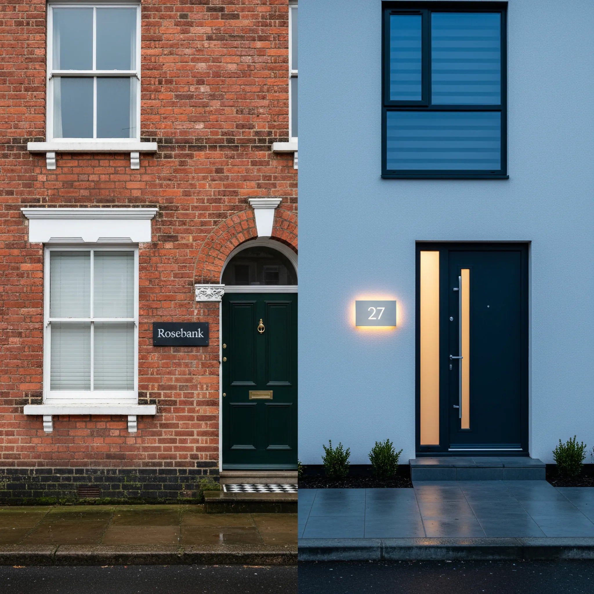 Modern vs Traditional House Signs: Materials, Style & Cost Comparison ...