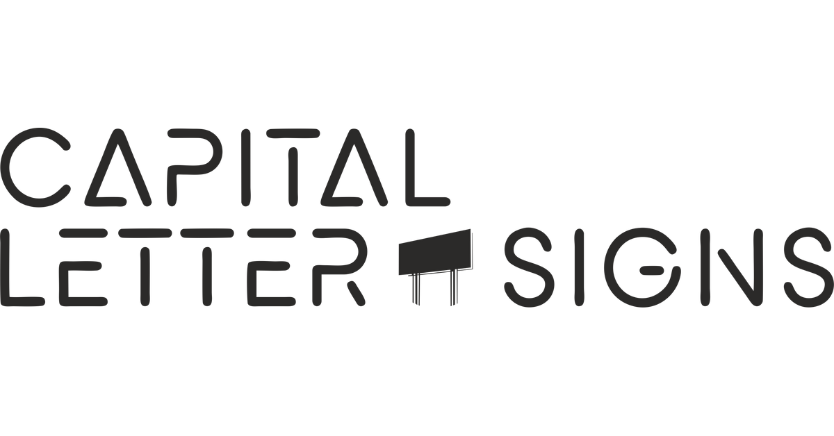 Personalised Stickers & Signage | Capital Letter Signs