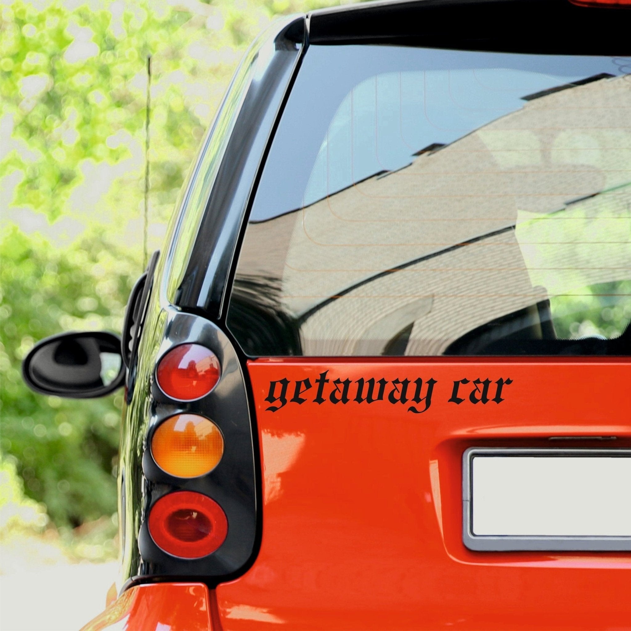 Getaway Car Decal - Taylor Swift Vinyl Sticker – Capital Letter Signs
